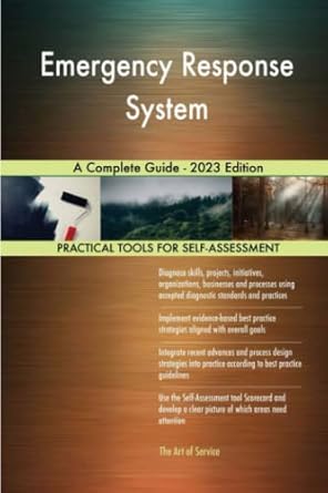 Emergency Response System A Complete Guide - 2023 Edition: Amazon.co.uk ...