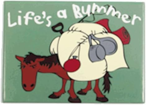 Amazon.com: Life's a Bummer! Pack Mule Magnet: Refrigerator Magnets ...