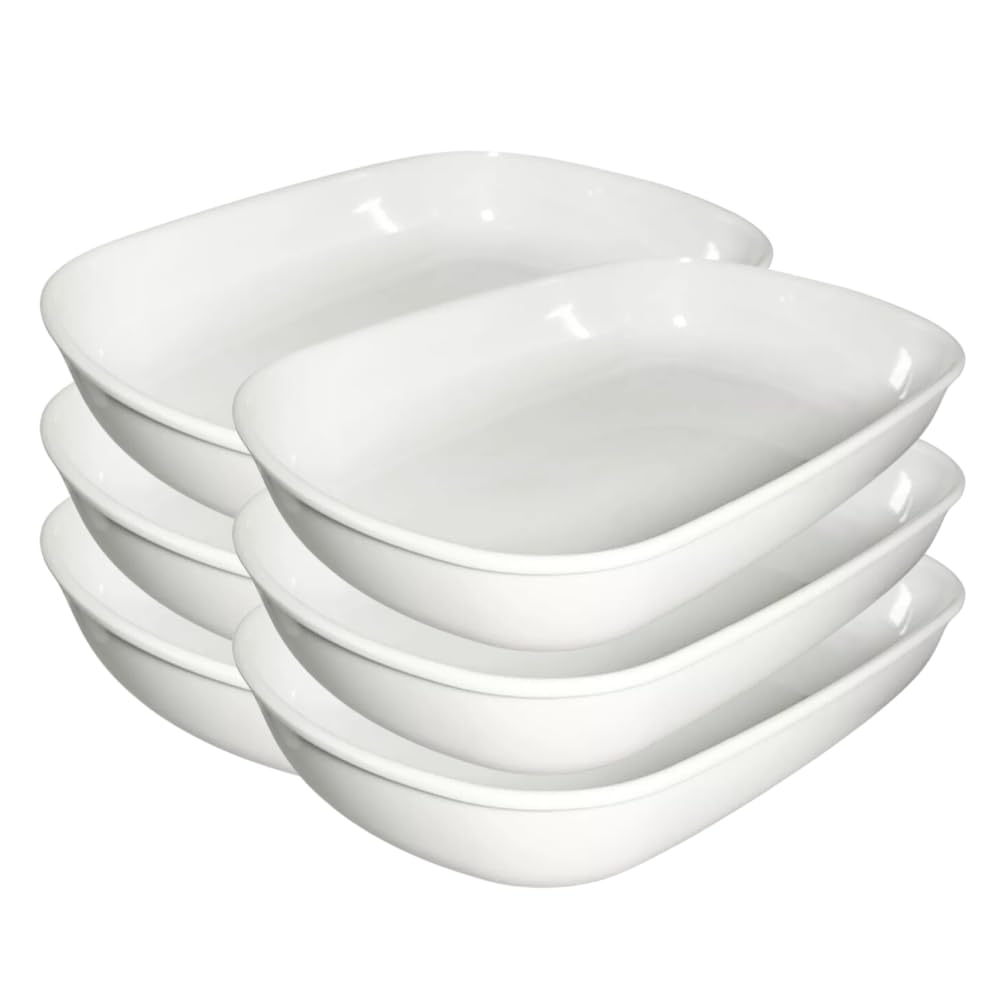 Kit 6 Travessas Ovais Altas para Buffet e Restaurante Saladeira em ...