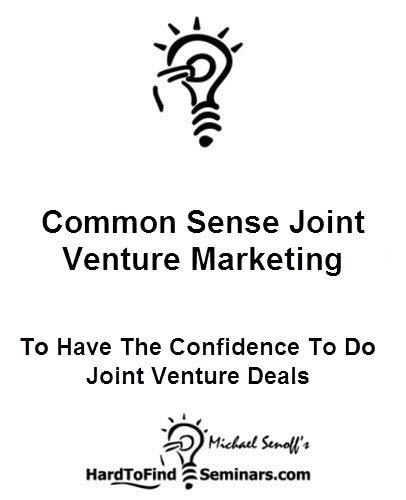 Amazon.com: Common Sense Joint Venture Marketing: How To Have The ...