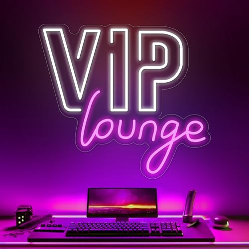 VIP Lounge Neon Signs for Wall Decor, VIP Lounge Led Signs for Room ...