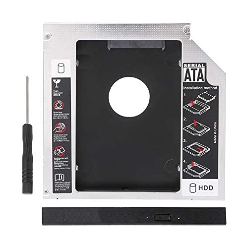 Shopcivity 12.7mm SATA to SATA 2nd SSD HDD Hard Drive Caddy Case ...