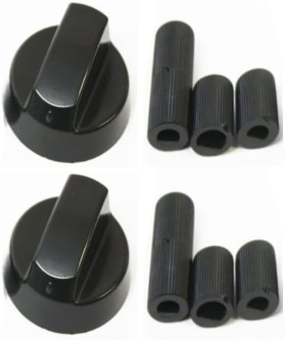 Ufixt Universal Black Control Knobs for Ovens, Cookers and Hobs (Pack ...