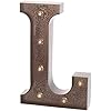 Amazon.com: Barnyard Designs Metal Marquee Letter L Light Up Wall ...
