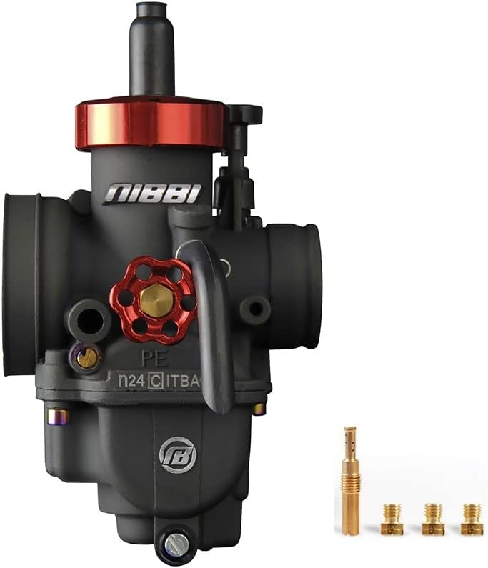 Amazon.com: NIBBI Racing Performance Motorcycle Carburetor 24mm 100CC ...
