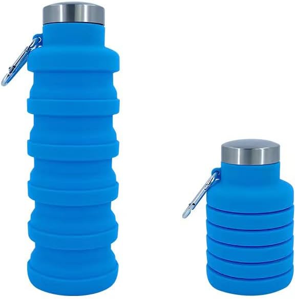Amazon.com: vadoworld Collapsible Water Bottles, Odorless BPA-Free Silicone, Leak-Proof Foldable ...