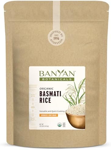Amazon.com : Organic Basmati Rice 10 LB Bag - Pure, Long, Premium ...