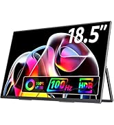 Amazon.com: VisionOwl Large Portable Monitor 18.5-Inch 1080P FHD 100Hz ...