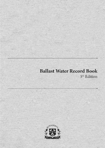 Ballast Water Record Book: unknown author: 9781914992346: Amazon.com: Books