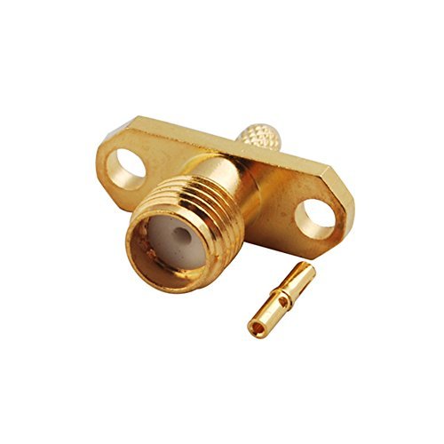 5pcs Rf Wire Coaxial Cable Terminal Copper Alloy Connector SMA Jack 2 ...