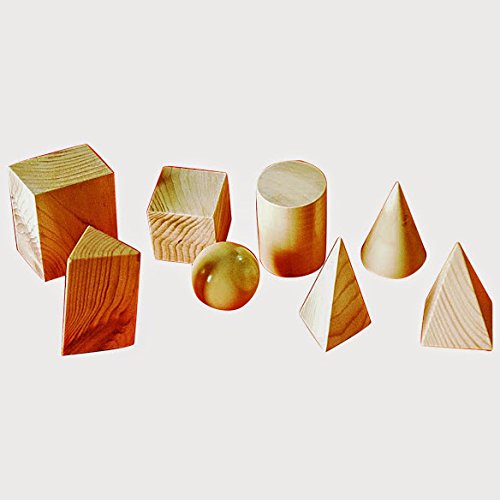 Math Soft Wood 3D Shapes : Amazon.in: Toys & Games