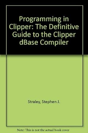 Amazon | Programming in Clipper: The Definitive Guide to the Clipper ...