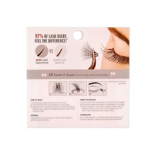 Snapklik.com : KISS Looks So Natural Trio Lash Medium Combo Pack, False Eyelashes