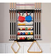 Amazon.com: Onemacc Pool Stick Holder Wall Mount, Pool Cue Rack, Ping ...