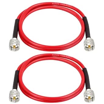 Amazon.com: MOOKEERF CB Coax Cable - 3FT 2PCS RG58 PL-259 UHF Male to Male Low Loss Antenna ...