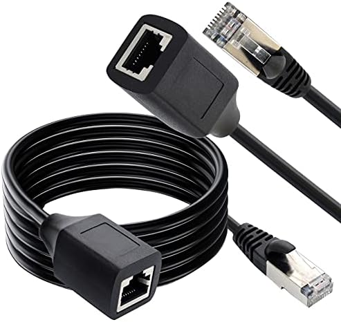 RJ45 Male to Female Extension Cable, FENTICO Cat5 Cat5e Cat6 Cat6e Cat7 ...