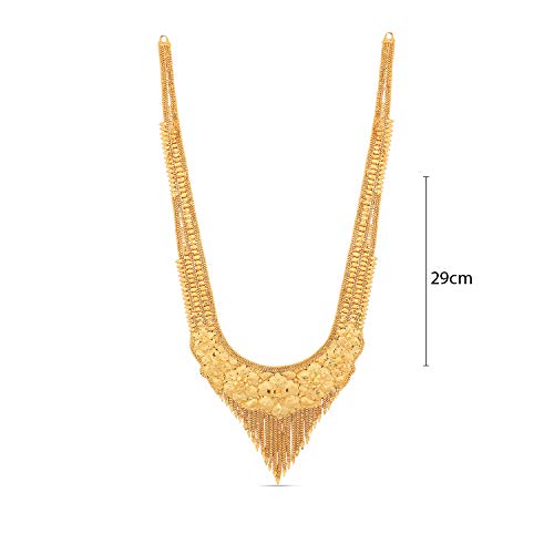 Parna One Gram Gold Plated Shahi Haar Traditional Multistrand ...