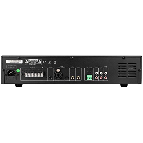 Snapklik.com : DA60R 60W 2U Rack Mount Mixer-Amplifier 70V / 100V Or 4 ...