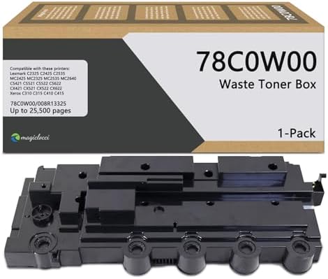 Amazon.com: SkyPrint 78C0W00 Waste Toner Bottle Compatible for Lexmark ...