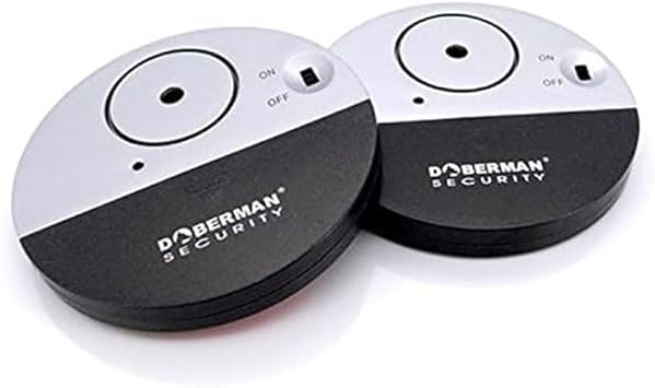 WER Doberman Security Slim Loud 100dB Alarm and Vibration Sensors ...