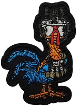 Amazon.com: Zeedby Tactical Rooster Embroidery Patch Armband Badge ...