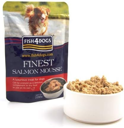 Fish4Dogs Finest Mousse - Salmon - 6x 100g : Amazon.co.uk: Pet Supplies