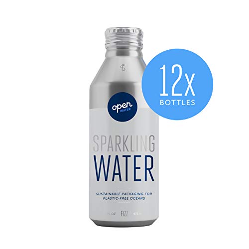 Open Water Sparkling Bottled Water with Electrolytes in 16-oz Aluminum ...