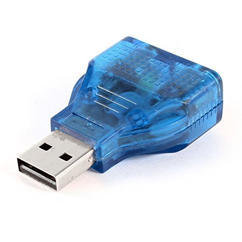 USB 2. 0 Male to Dual PS/2 Adapter for Mouse Keyboard Scanner : Amazon ...
