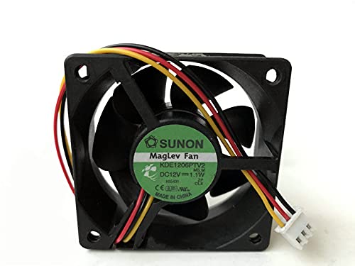 Amazon.com: KDE1206PTV2 12V 60mm Fan 12V 1.1W 60×60×25mm Cooling Fan ...