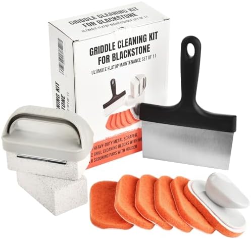 Amazon.com : Griddle Cleaning Kit for Blackstone, 15-Pieces Flat Top ...