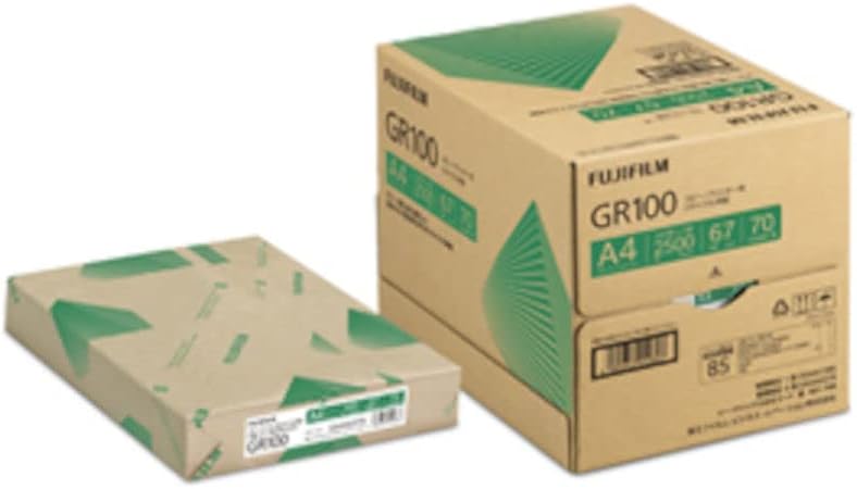 Amazon | 富士フィルムBI リサイクルコピー用紙 GR100 A4 2500枚/5冊/箱 ZGAA1285 | コピー用紙 | 文房具 ...