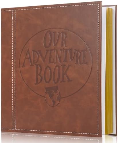Amazon.com: Large Adventure Book Photo Album Magnetic,13"x11.5",DIY ...
