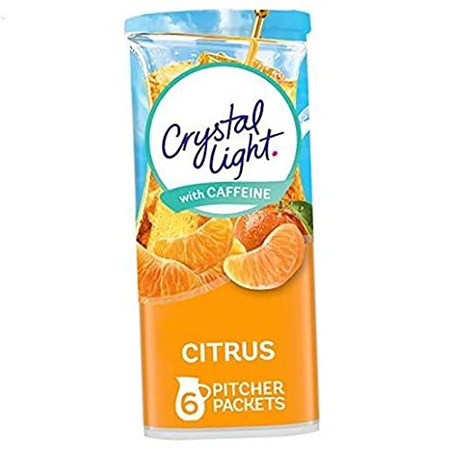 Amazon.com : Crystal Light Citrus Energy Drink Mix with Caffeine (6 ...