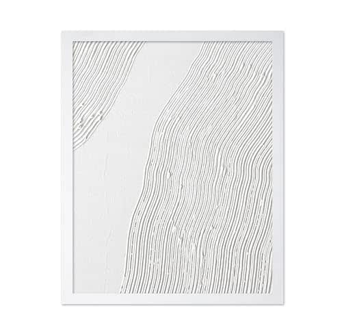 Amazon.com: Monem Art Soft Lines Texture Poster - Abstract Line Print ...