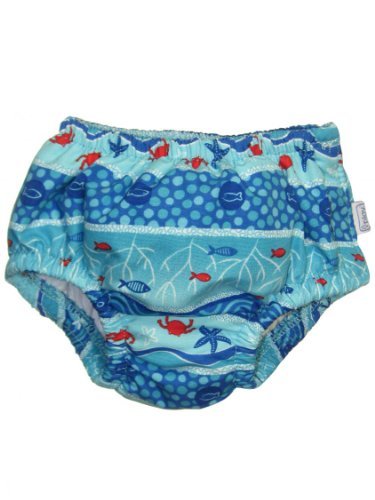 Amazon.com : i play Baby Boys' Ultimate Snap Swim Diaper (Baby) - Aqua ...
