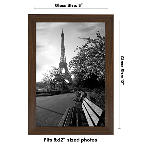 Americanflat Cadre photo de 20,3 x 30,5 cm en noyer – Bois composite ...