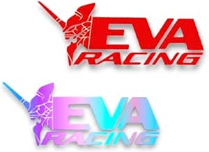 Amazon.com: KOZUKI Neon Genesis Evangelion Rei Car Stickers - Red ...