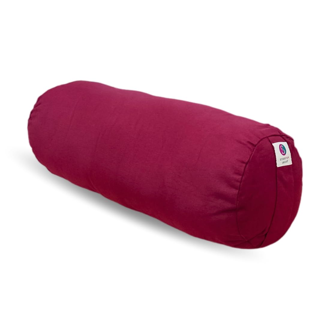 Streetup India® Yoga Bolster for Iyengar Yoga With Premium Cotton ...
