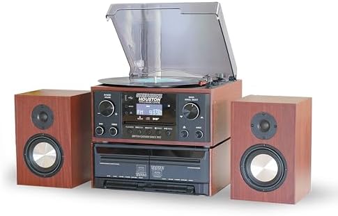 DIGITNOW! Bluetooth Viny Record Player, Turntable for CD, Cassette, AM ...