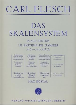 Scale System for Violin by Carl Flesch, Revised and Enlarged Edition by ...