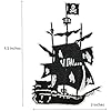 Amazon.com: Cute-Patch Pirate Ship Boat Embroidered Iron on Patch ...