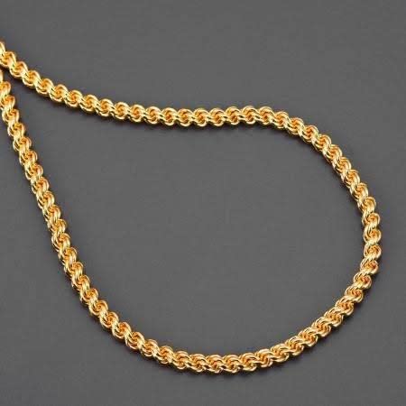 Buy 88 gram Thali chain 11 pavun thali chain Gold plated impon ...