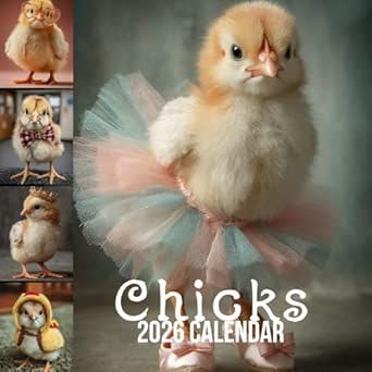 Chicks Calendar 2026: A Cute Yearly Planner Featuring Beautiful Baby ...