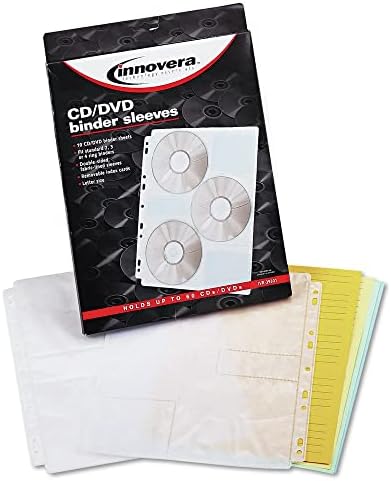 Amazon.com: Innovera Ivr39301 - Two-sided Cd/dvd Pages for 3 & 4 Ring ...