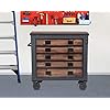Amazon.com: DuraMax 36" 5 Drawer Rolling Tool Chest with Wood Top 68006 ...