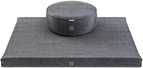 Amazon.com : Mindful Modern Meditation Cushion and Zabuton Meditation ...