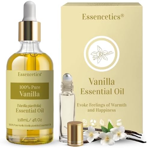 Amazon.com: PHATOIL 100ML Vanilla Essential Oil, Huge 3.38fl.oz Bottle ...