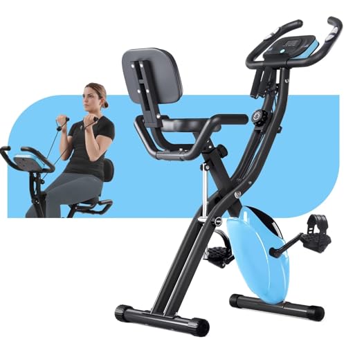Snapklik.com : Merax Exercise Bike, Folding Exercise Bike For Seniors ...