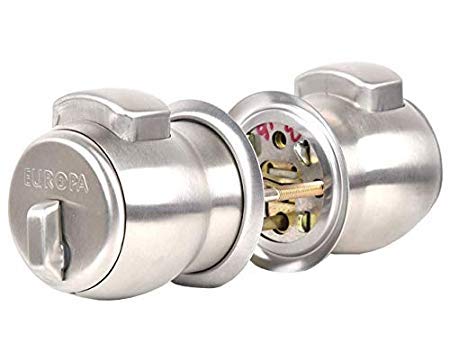 Europa Cylindrical Lock D-120 SS 14 PIN DIMPLE Key Technology : Amazon ...