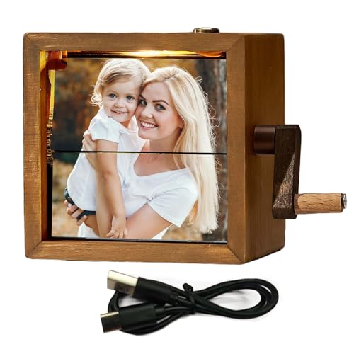 Amazon.com: 3.2" Custom Photo Flip Book Frame For Mom Family Couple ...